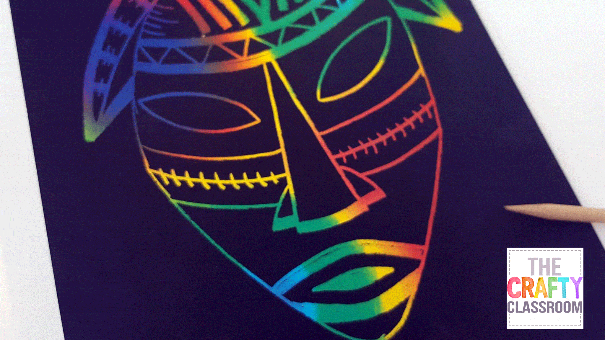 African Mask Art Project for Kids - The Crafty Classroom