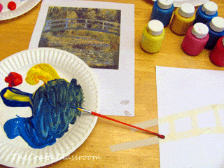 Monet Craft for Kids - The Crafty Classroom