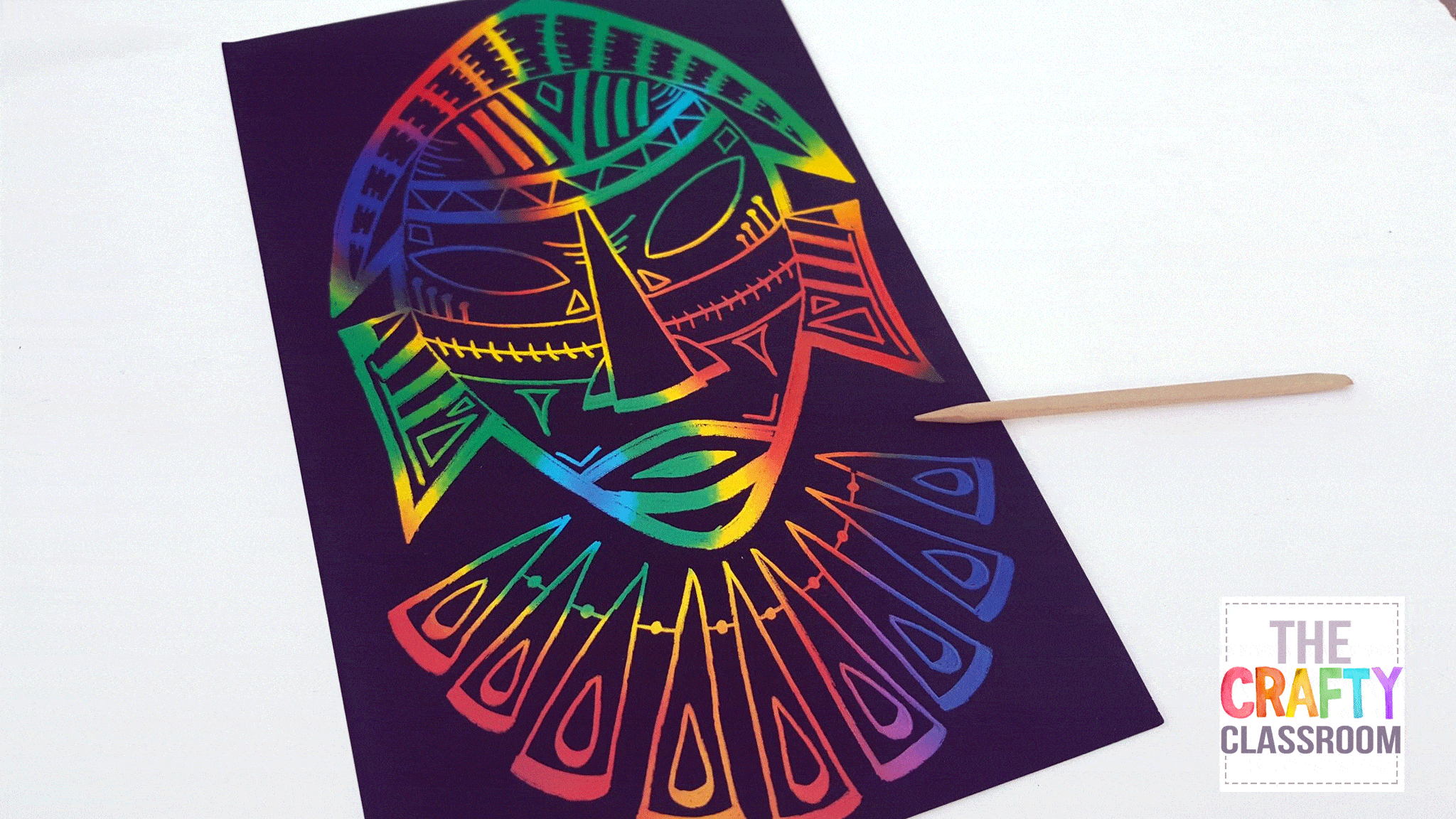 African Mask Art Project for Kids - The Crafty Classroom