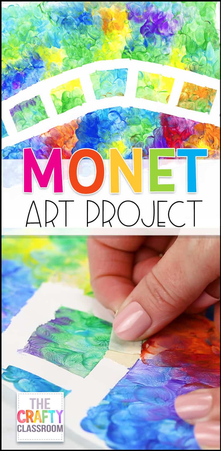 Monet Craft for Kids - The Crafty Classroom